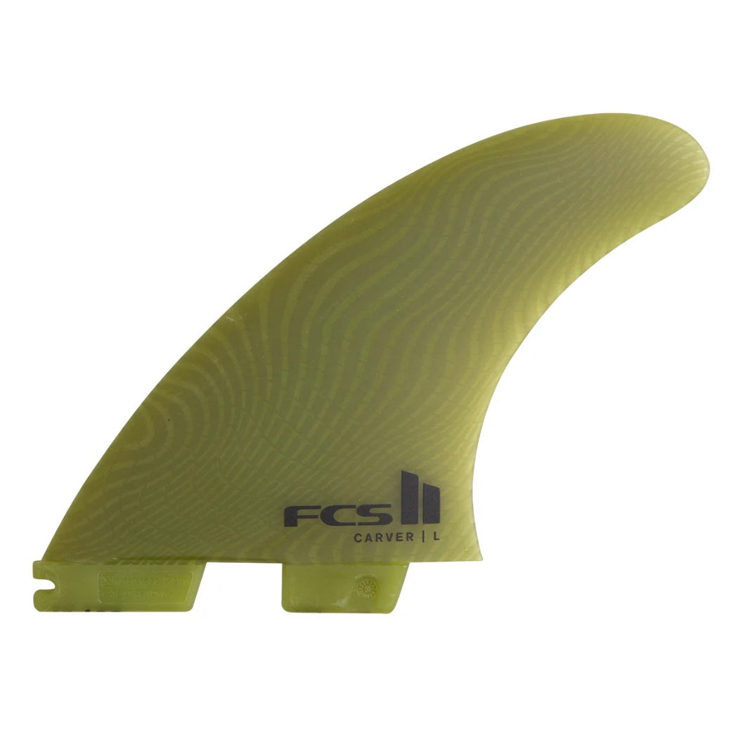 FCS II Carver Neo Glass Medium Eucalyptus Tri Fin Set – Jungle Surf Shop