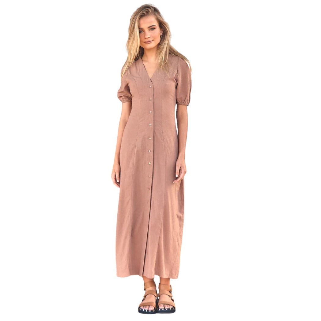 Jaase Sunkiss Maxi Dress Cocoa Print – Jungle Surf Shop