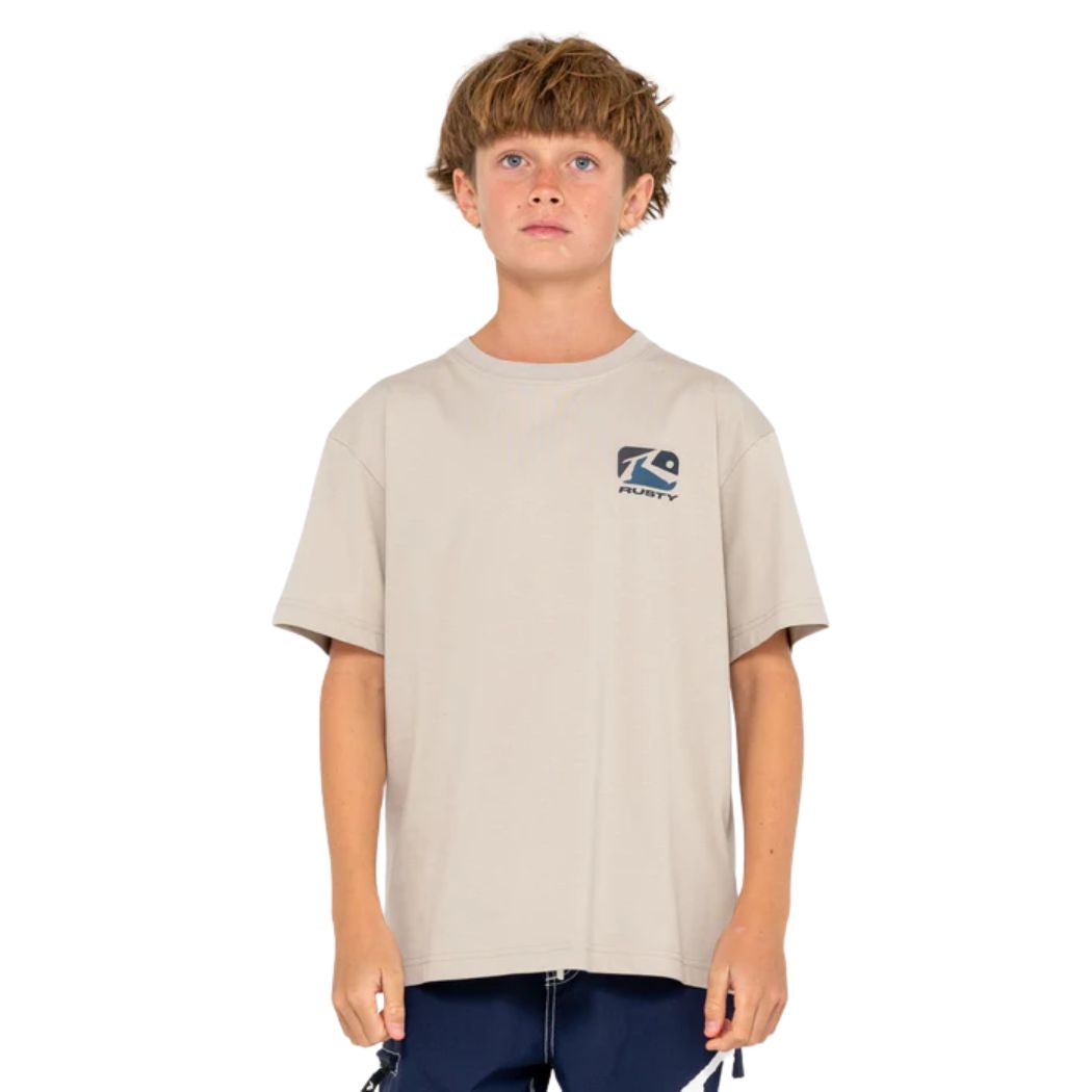 Rusty Phenom Tee Boys Abbey Stone – Jungle Surf Shop