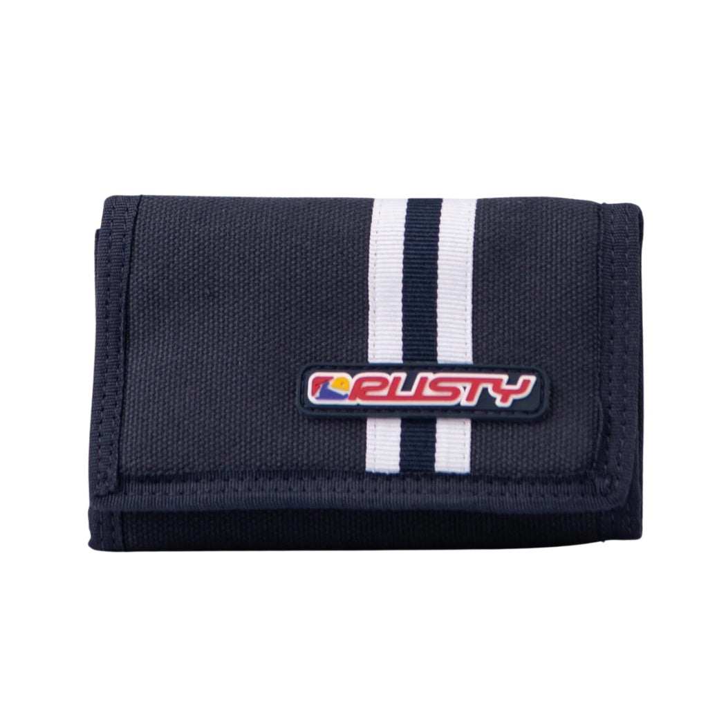 Rusty Pipeline Tri Fold Wallet Navy Blue – Jungle Surf Shop