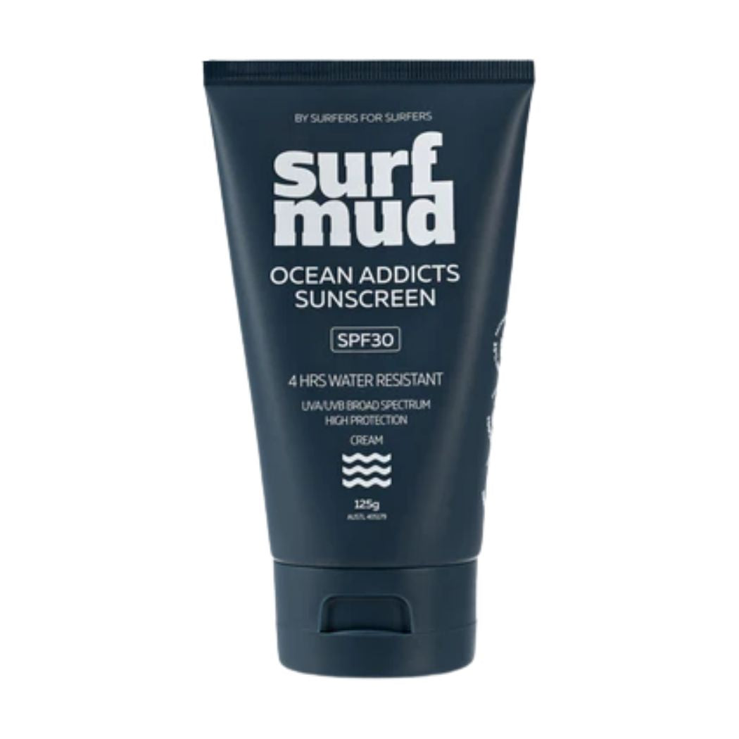 Surfmud Ocean Addicts Suncreen SPF30 125g – Jungle Surf Shop